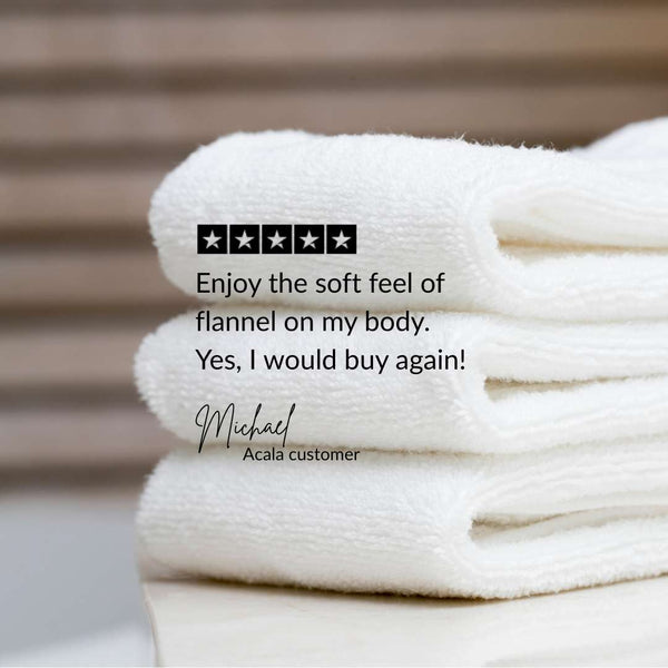 Large Bamboo Face Flannel | 100% Organic + Sustainable - Acala