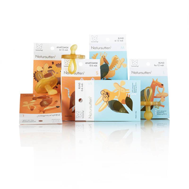 Buy Natural Rubber Butterfly Soother/Pacifier- Various Sizes | eco ...